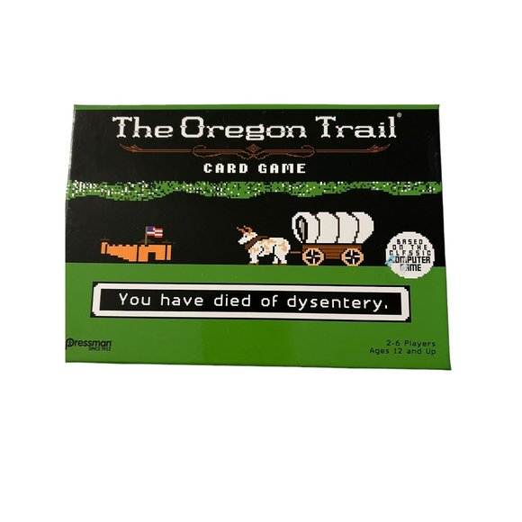 Pressman | Toys | The Oregon Trail Card Game Pressman You Have Died Of ...